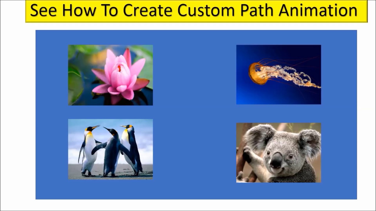 Powerpoint 2016 Custom Path Animation - YouTube