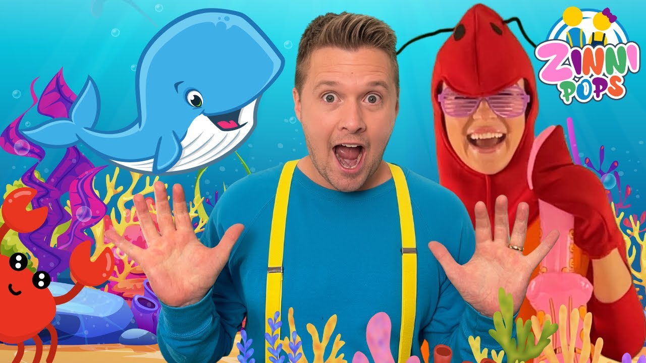 Fish in the Sea | Kids Songs and Nursery Rhymes | ZinniPops | Children ...