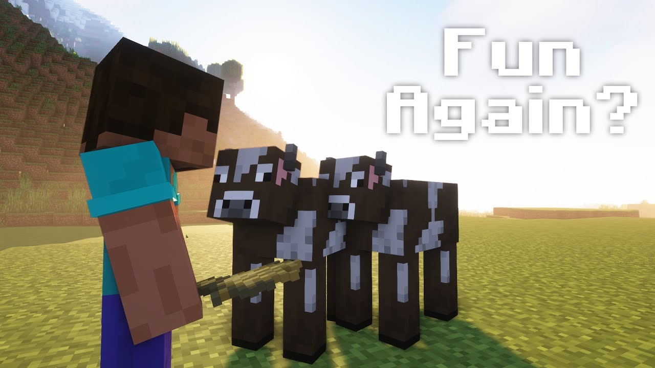 Making Minecraft Fun Again NO MODS - YouTube