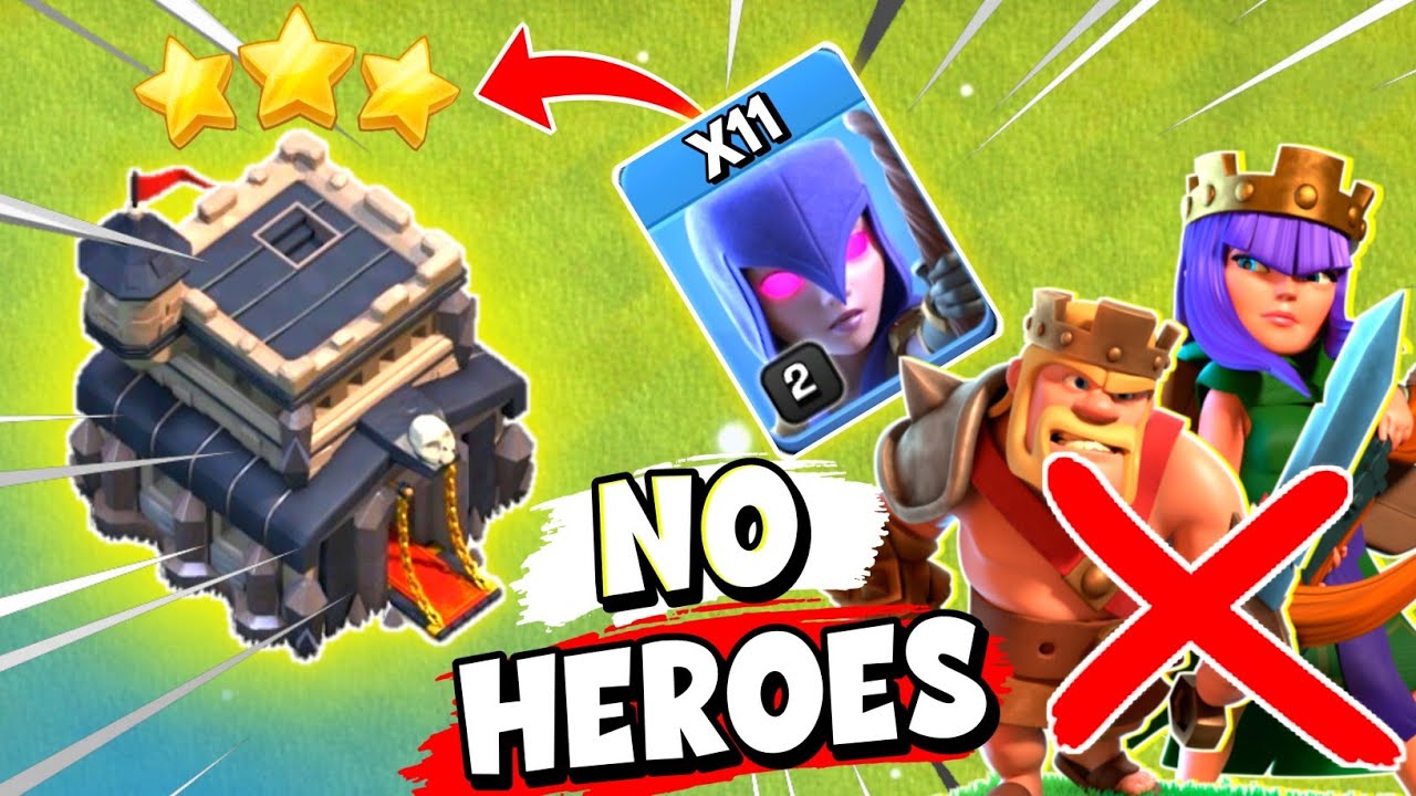 TH9 Witch Attack Strategy Without Heroes | Witch Attack Strategy Th9 ...