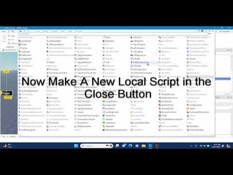 How To Make A Open Close Button For A Gui - Roblox Studio Tutorial - YouTube