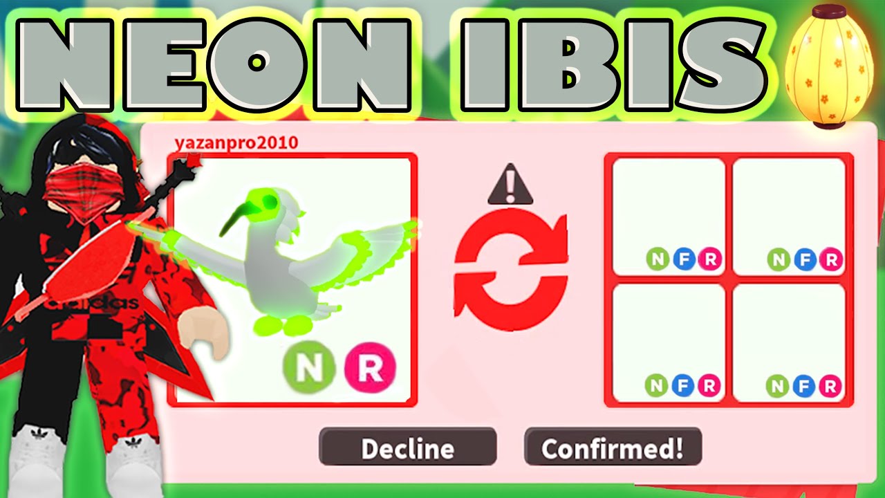 BIG WINS 🔥😎 TRADING FIRST NEON IBIS IN NEW ADOPT ME JAPAN EGG UPDATE ...