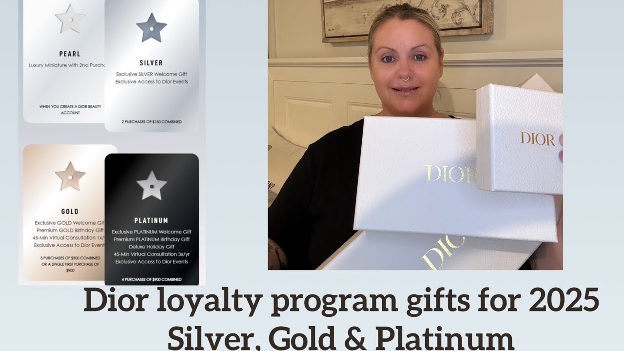 Dior Loyalty Program 2025 Welcome Gifts Unboxed | Silver, Gold ...