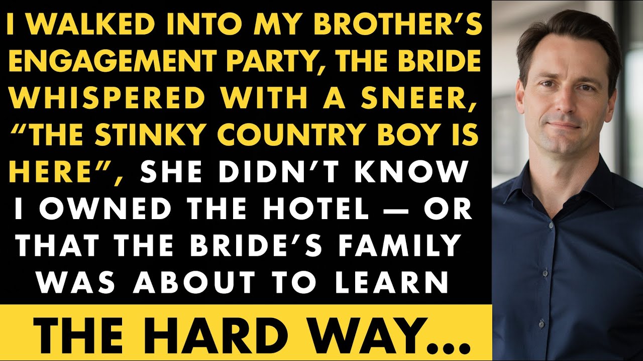 I Walked Into My Brother’s Engagement Party, The Bride Whispered With A ...