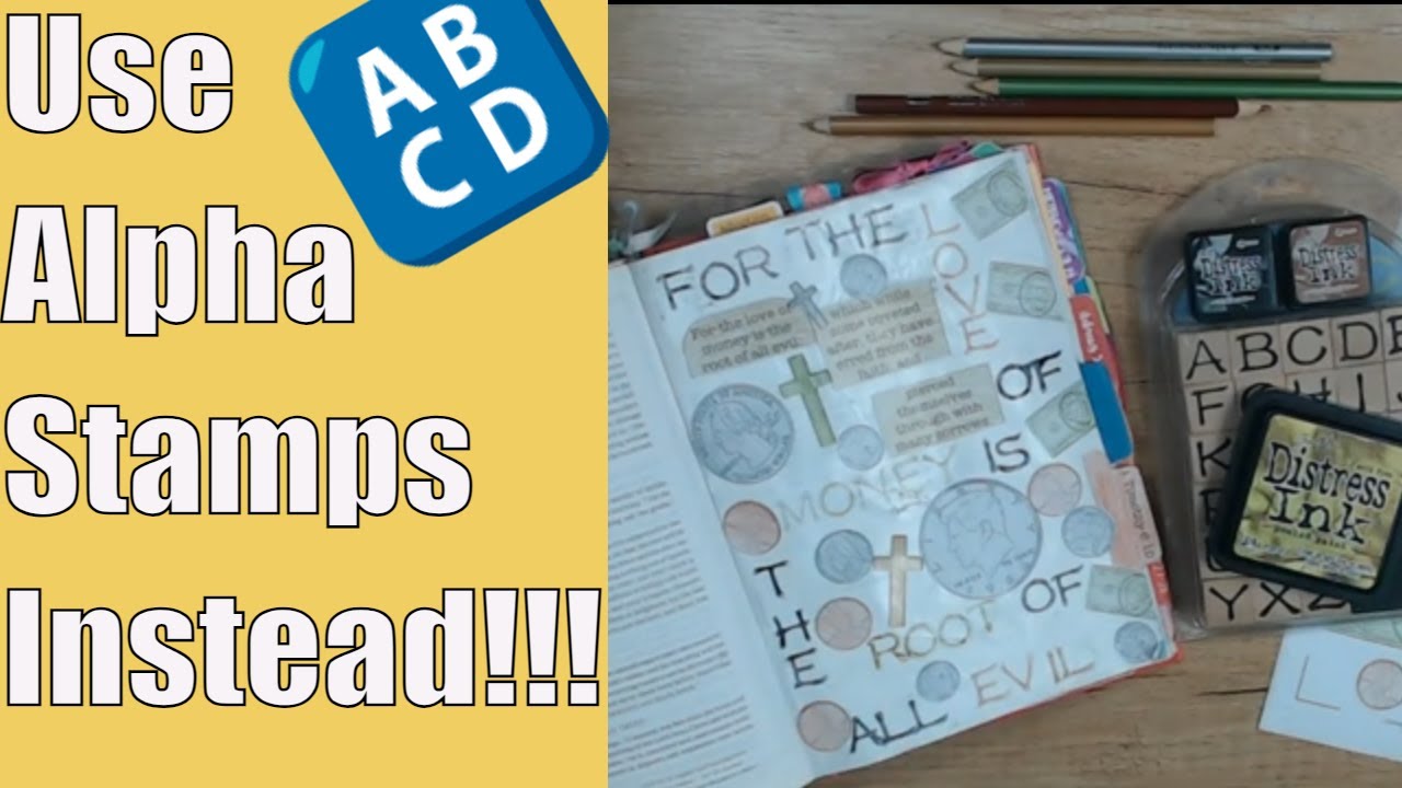 Use Alpha Stamps with Shalon - YouTube