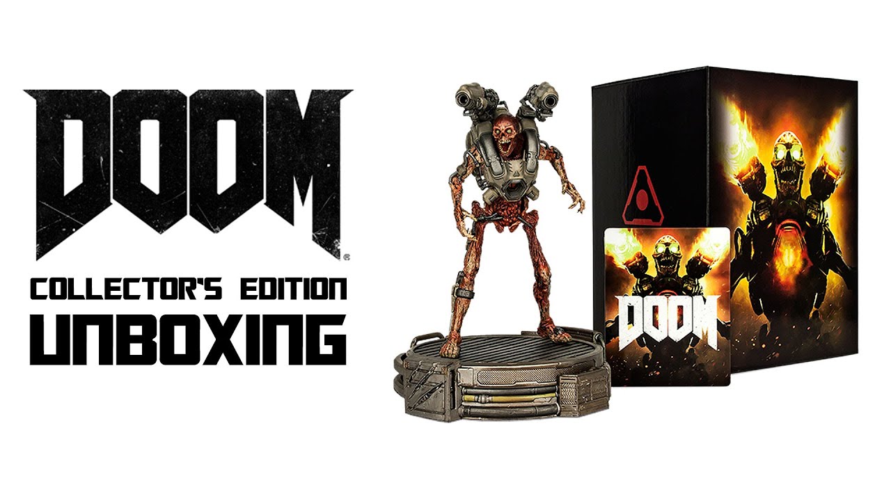 Doom 2016 (Doom 4) Collector's Edition Unboxing & Review - HD 1080p ...
