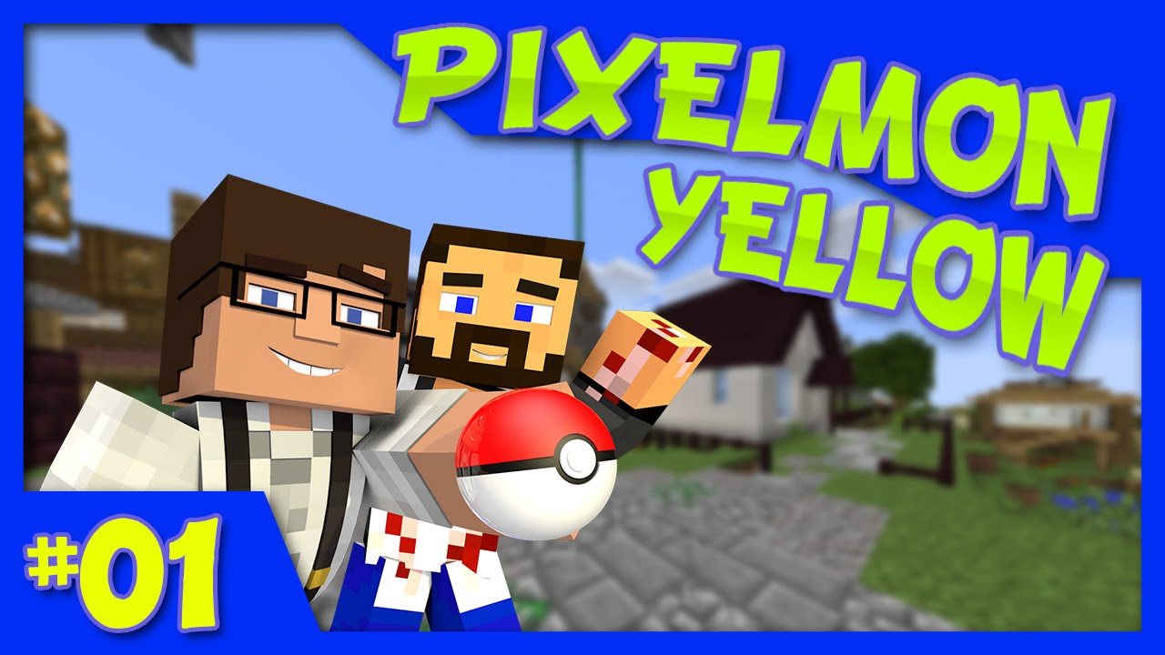 Pixelmon YELLOW || Teaching VintageBeef Pokethings! || Ep. 1 - YouTube