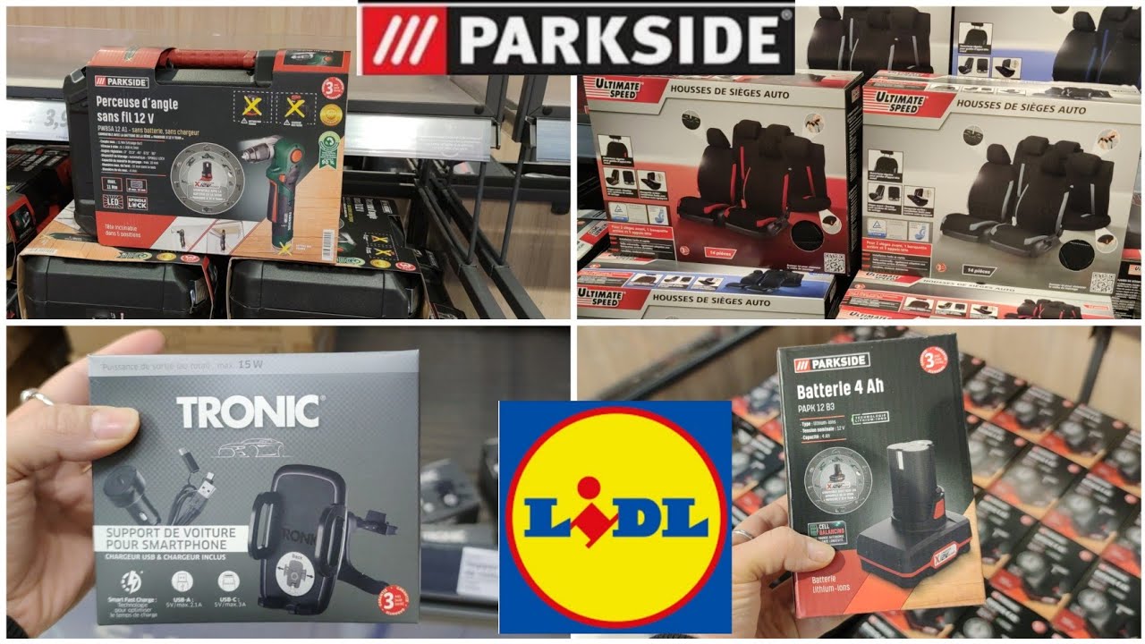 ARRIVAGE LIDL BRICOLAGE PARKSIDE - 20 JANVIER 2022 - LIDL MÉCANIQUE ...