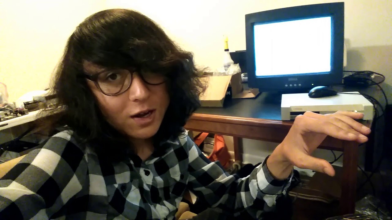 Unisys 486, the smallest 486 pizzabox - YouTube