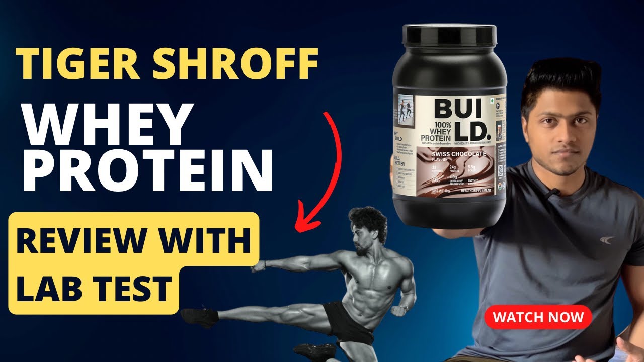 Tiger Shroff Whey protein Brand Review |100% Whey protein ⁠# ...