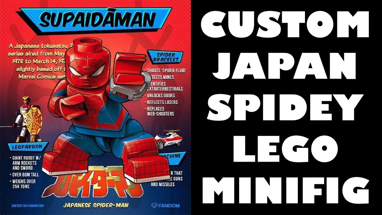 Japan LEGO Spider-Man by JIN CUSTOMS and Naughty Boy PREVIEW - YouTube