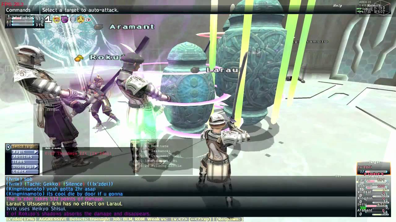 FFXI - CoP 8-3 (When Angels Fall) - Ix'zdei Battle - YouTube