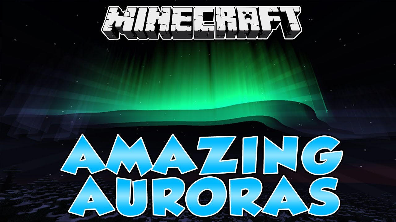 AURORAS In Minecraft | Aurora Rubealis Mod - YouTube