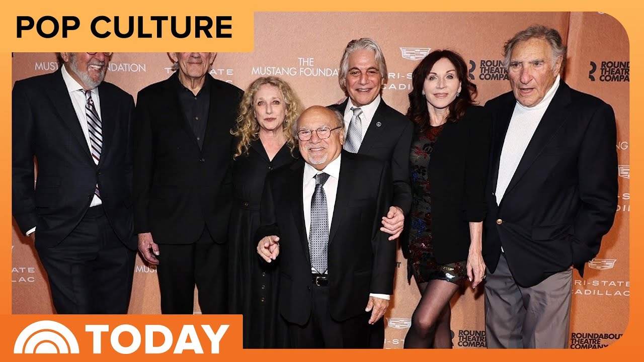 Cast of ‘Taxi’ reunite to celebrate Danny DeVito’s theater honor - YouTube