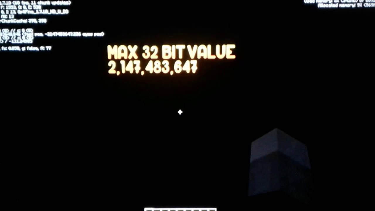 Another Minecraft - Terminal Velocity Void - Max 32 Bit value - YouTube