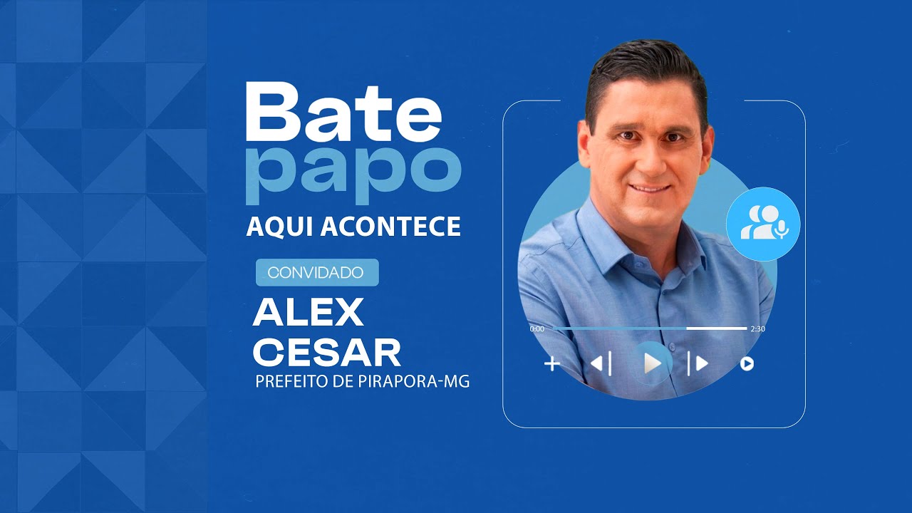Aqui Acontece Pirapora Entrevista Alex Cesar, Prefeito de Pirapora-MG ...