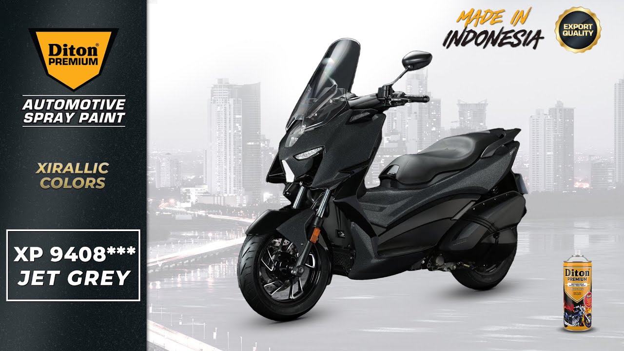 VIRAL WARNA XIRALLIC JET GREY XP 9408*** | VIDEO TUTORIAL DITON PREMIUM ...
