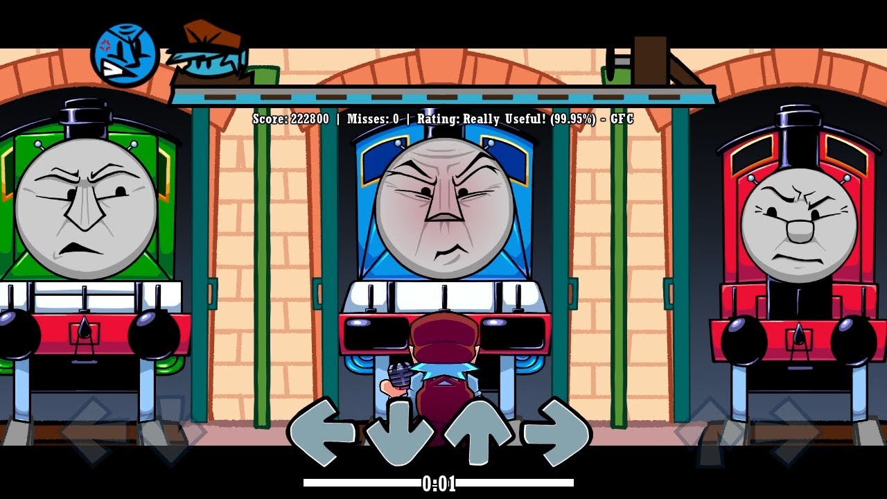 FNF - BIG ENGINE BRAWL - Indignation (by DPZ, ronbrazy & Jack Orange ...