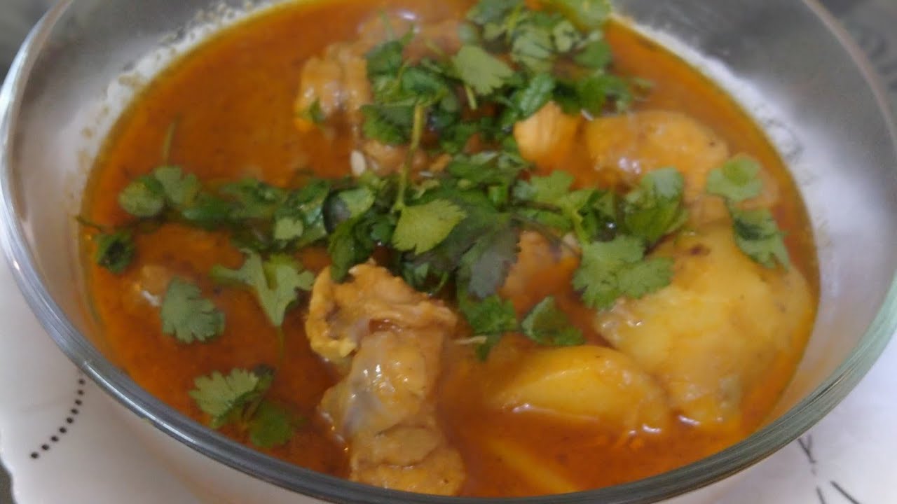 tasty and mouthwatering chicken Alo ki unique recipe - YouTube