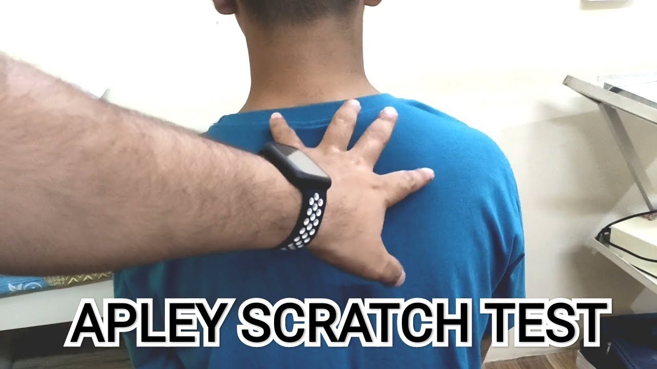 Apley Scratch Test or Dawbarn's Test - YouTube