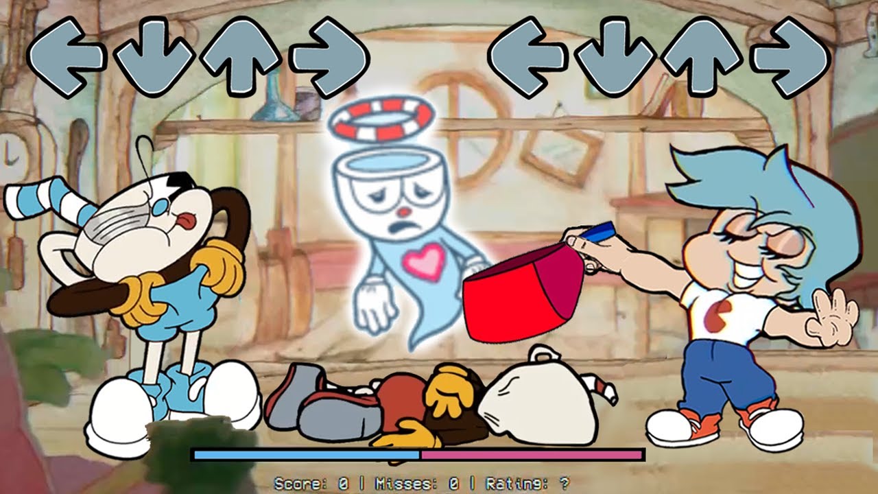 FUNKHEAD -Gameplay (not final) But Cuphead and Mugman VS boyfriend ...