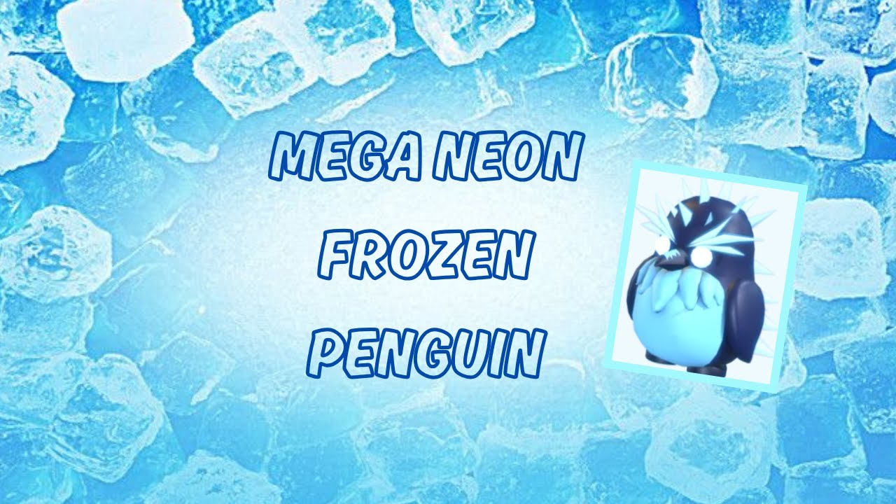 MAKING A MEGA NEON FROZEN PENGUIN! (ROBLOX ADOPT ME) - YouTube