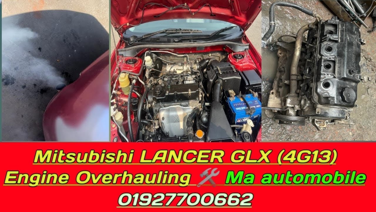Mitsubishi LANCER GLX (4G13) Engine Overhauling 🚗 Ma Automobile ...