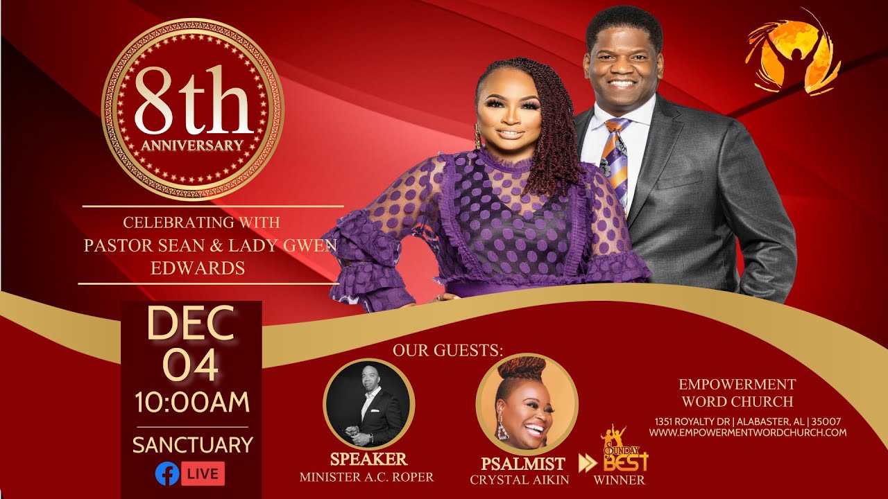 8th Anniversary Service With Minister A C Roper - YouTube