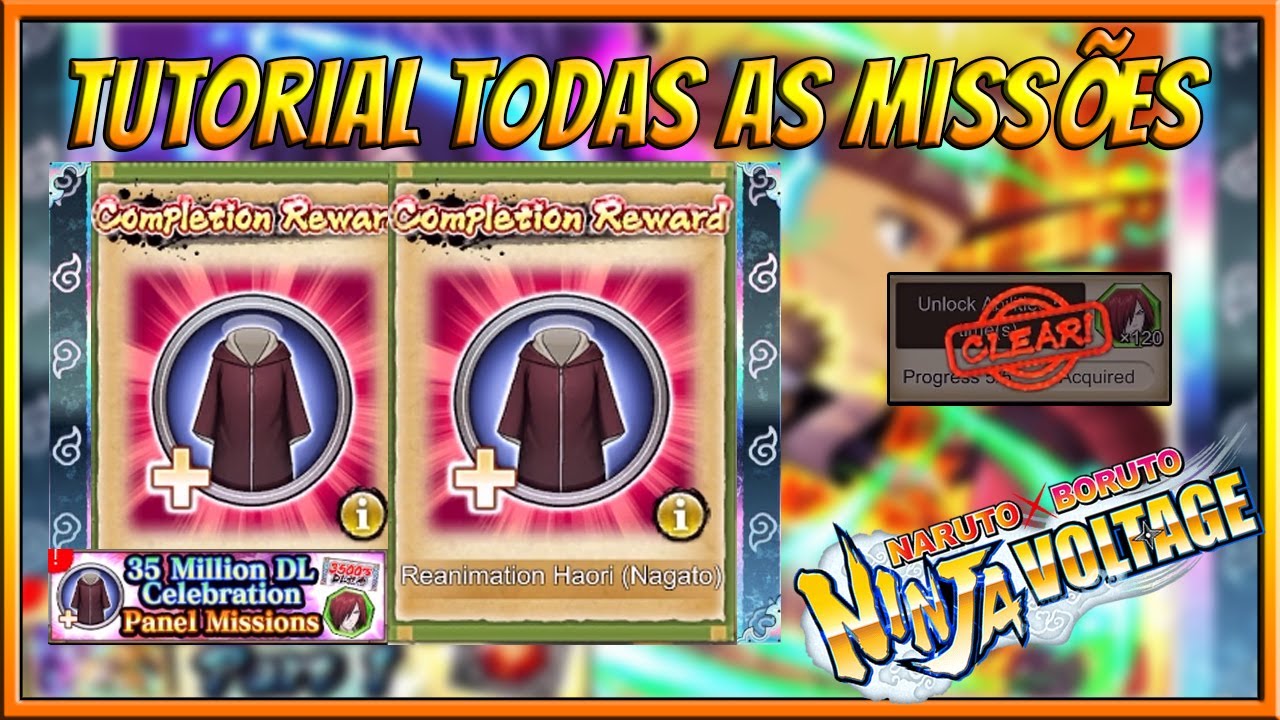 TOOL EXCLUSIVA DO NAGATO !!! TUTORIAL 35 MILLION DL PANEL MISSIONS ...