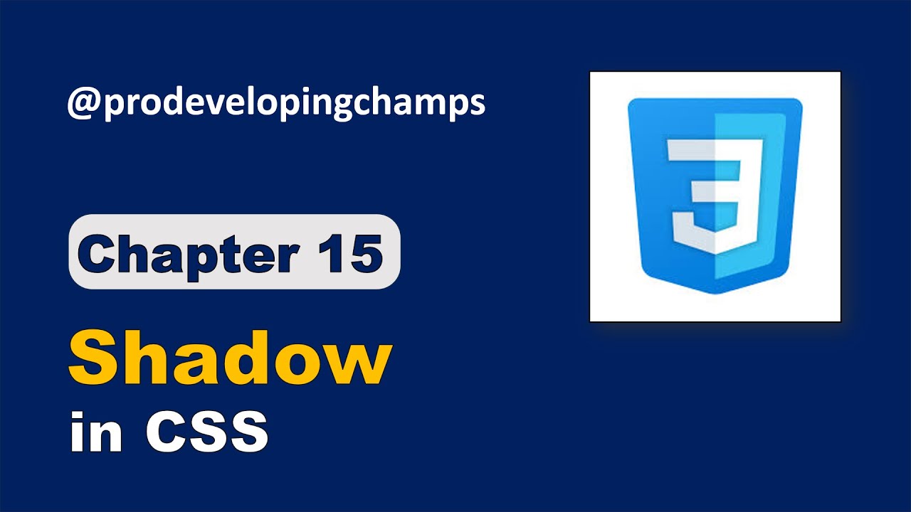 Add Shadows in CSS | CSS Shadow | CSS Tutorial for Beginners #15 - YouTube
