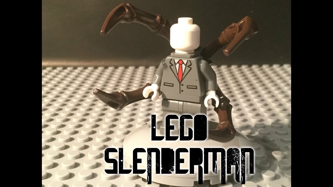 Lego custom slenderman//DarthLegoProductions - YouTube