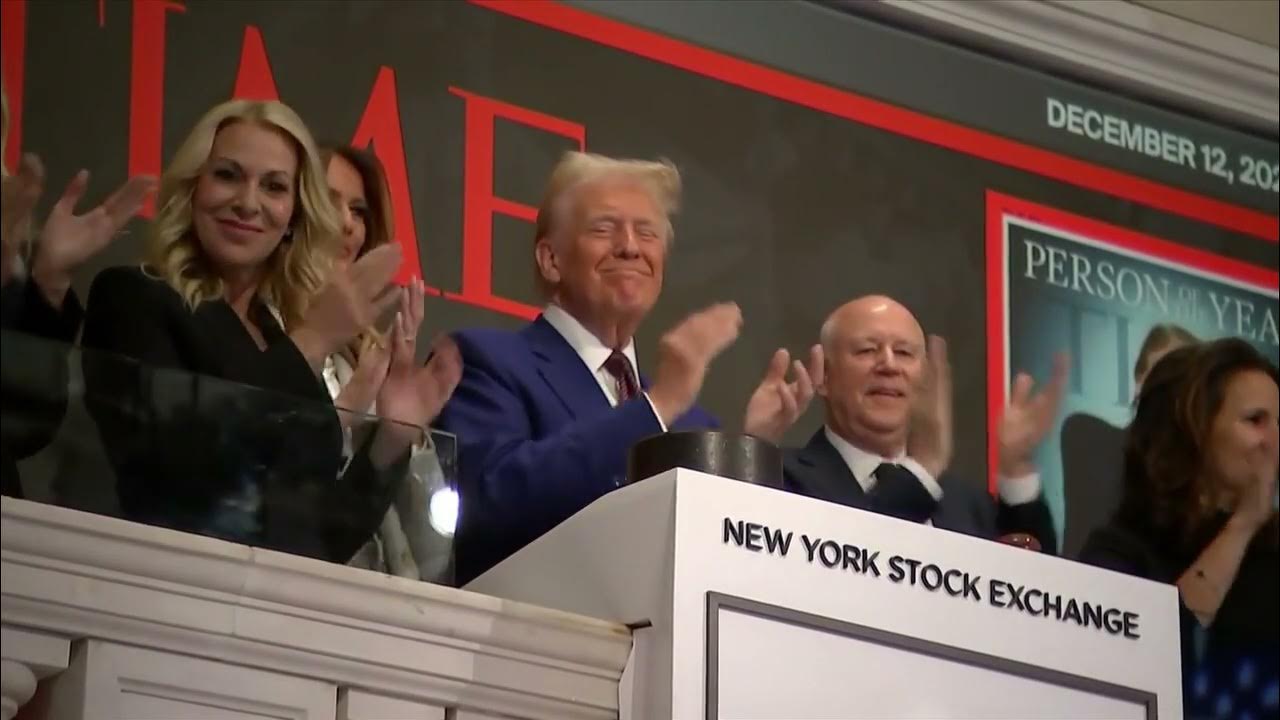 UNCUT: President-elect Donald Trump rings New York Stock Exchange bell - YouTube