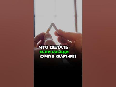 Что делать, если соседи курят в квартире? - YouTube