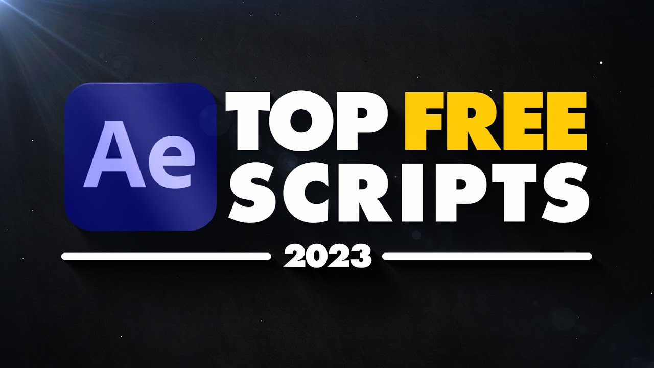 Top 7 Free After Effects Scripts You Need in 2023 | Hindi - YouTube