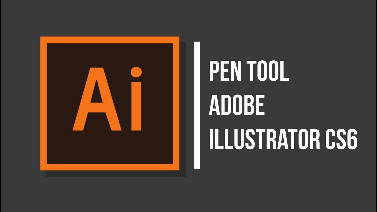 03. BELAJAR PEN TOOL PADA ADOBE ILLUSTRATOR CS6. - YouTube