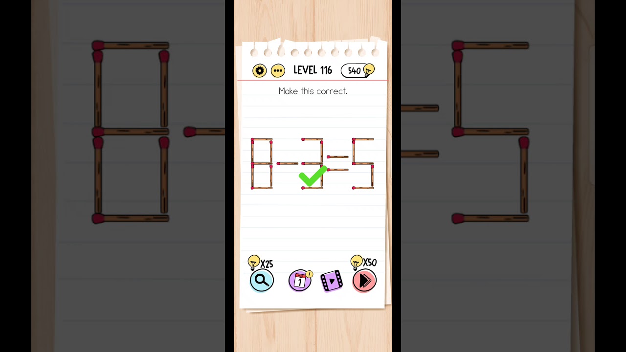 Brain Test Level 116 Make this correct Answer - YouTube