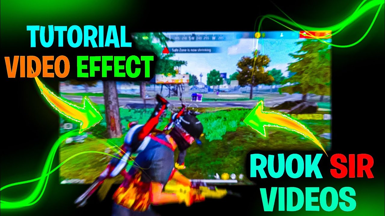 🔥ruok latest montage effect tutorial || 💥how to edit free fire montage ...