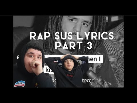 REACTION | Sus rap lyrics PART 3 - YouTube