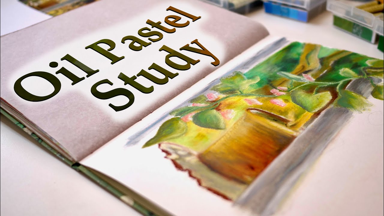 Relaxing Oil Pastel Paint with me - Sorolla Study - YouTube