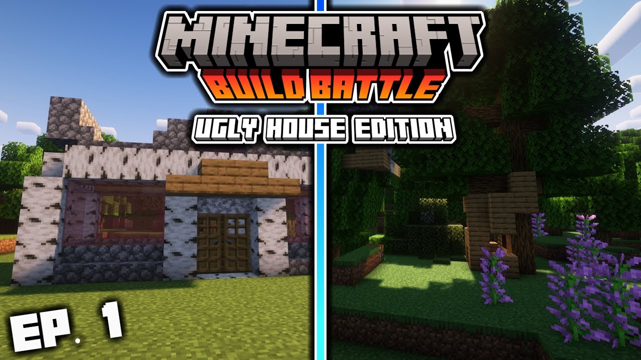 UGLY HOUSE Build Battle! Minecraft Let's Play│Ep.1 - YouTube