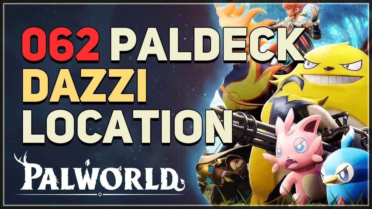 How to get Dazzi Palworld Paldeck No 062 - YouTube
