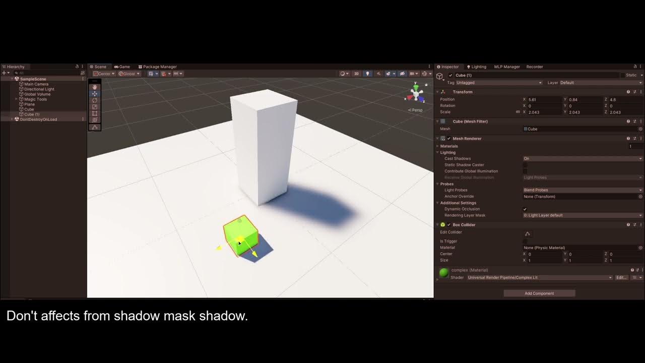 Unity Complex Lit Shader / Mixed Light / Shadow Mask bug (FIXED) - YouTube