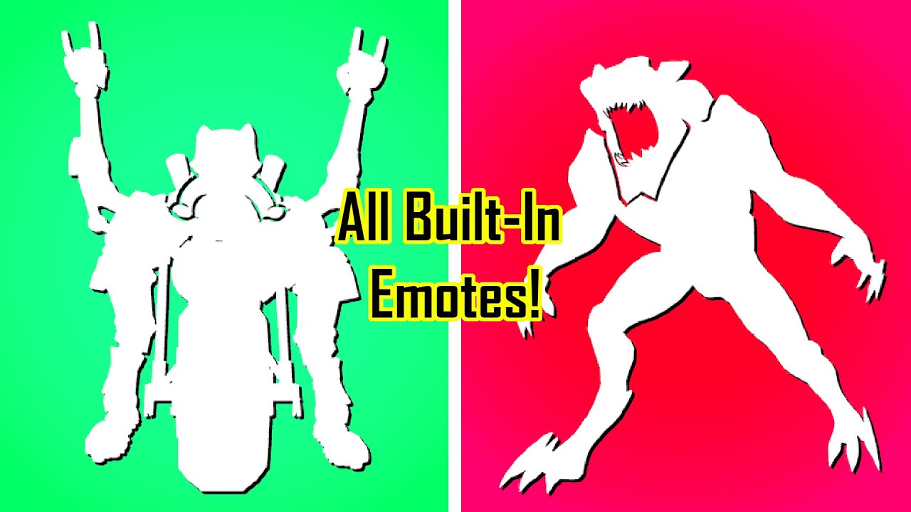 All Built-In Emotes in Fortnite! (Updated Season 3) - YouTube