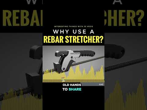 Why use a #Rebar Stretcher?! #podcast #interestingthings #construction ...
