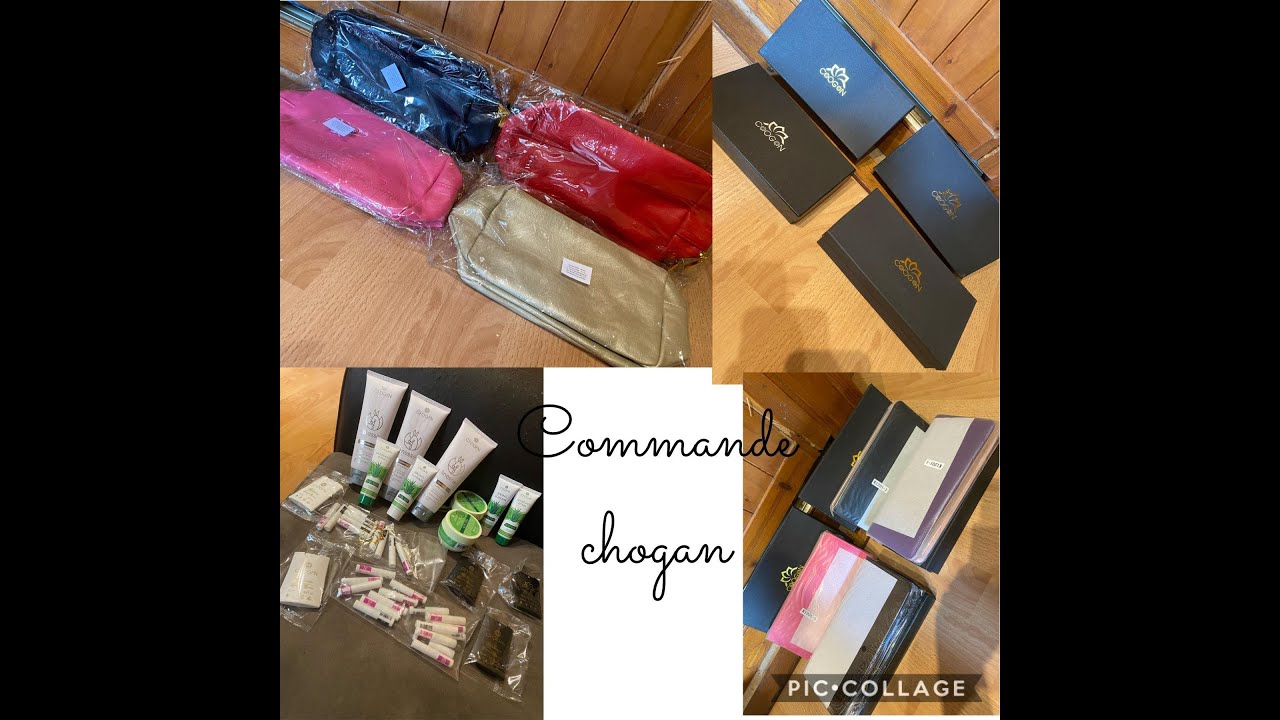 Commande Chogan // Trousse maquillage et portefeuille et autres - YouTube