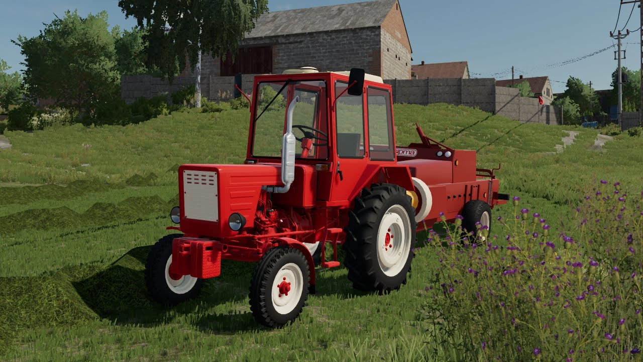 Prasowanie trawy🍀Władymirec T25🚜FS22 - YouTube