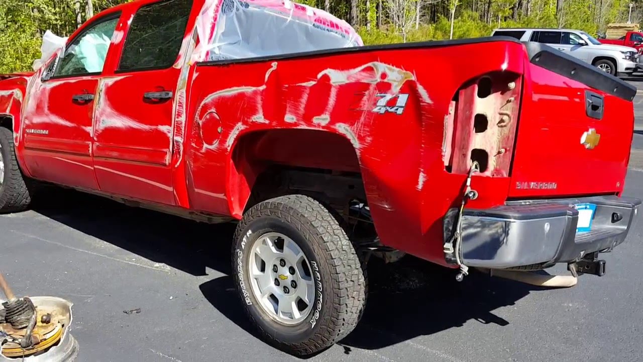 CRASHED SILVERADOS. - YouTube
