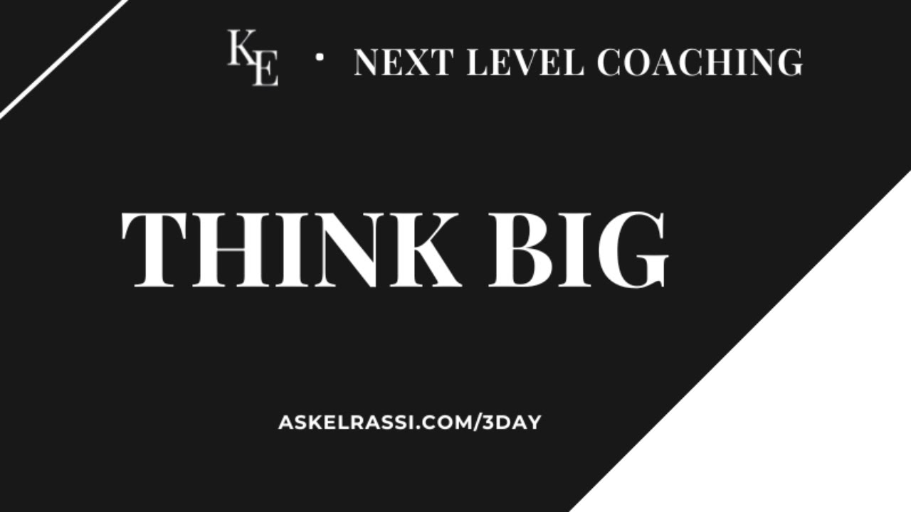 Think BIG - Upgrade Yourself in 30 Days - YouTube