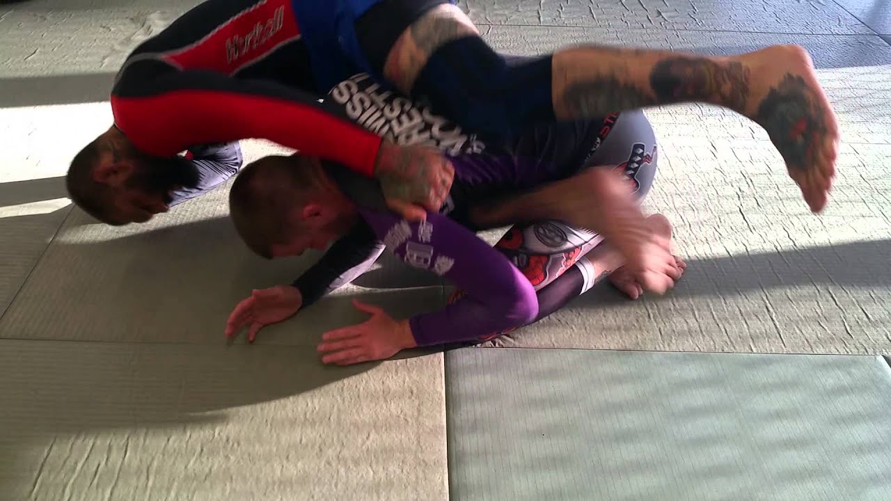 Armbar from back take from guard - YouTube