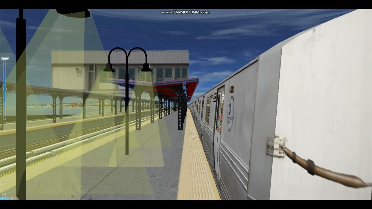 Openbve 2010 Blind Pair Pitkin R46 Q Train Arriving & Departing at Ocean Parkway - YouTube